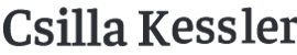 Reference portfolio - Csilla Kessler